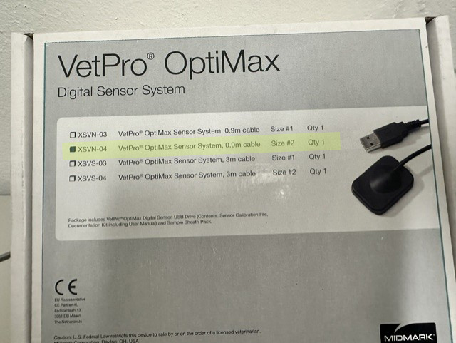 Midmark VetPro OptiMax DR Sensor – Size 2 | VEEN America - Veterinary ...